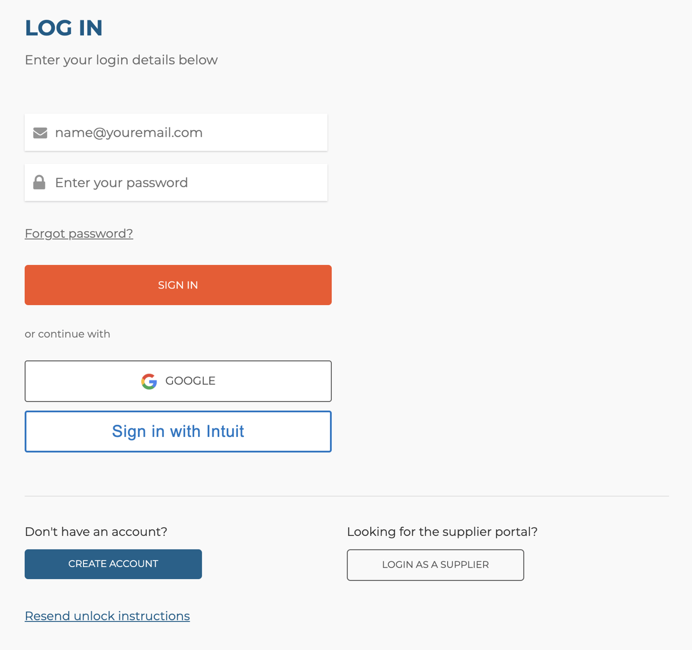 How do I access my account on ProcurementExpress.com?